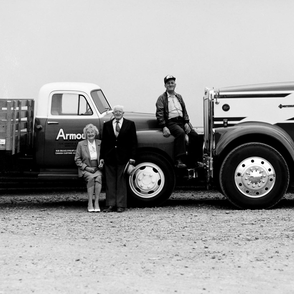 It’s a big wheel, about 80 years on the road for Armour Transportation ...